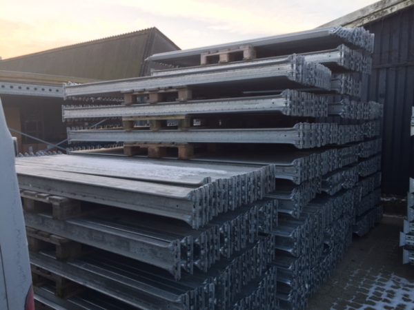 Constructor Rack 83/Silverline pallereol BRUGT - Reolux Danmark ApS